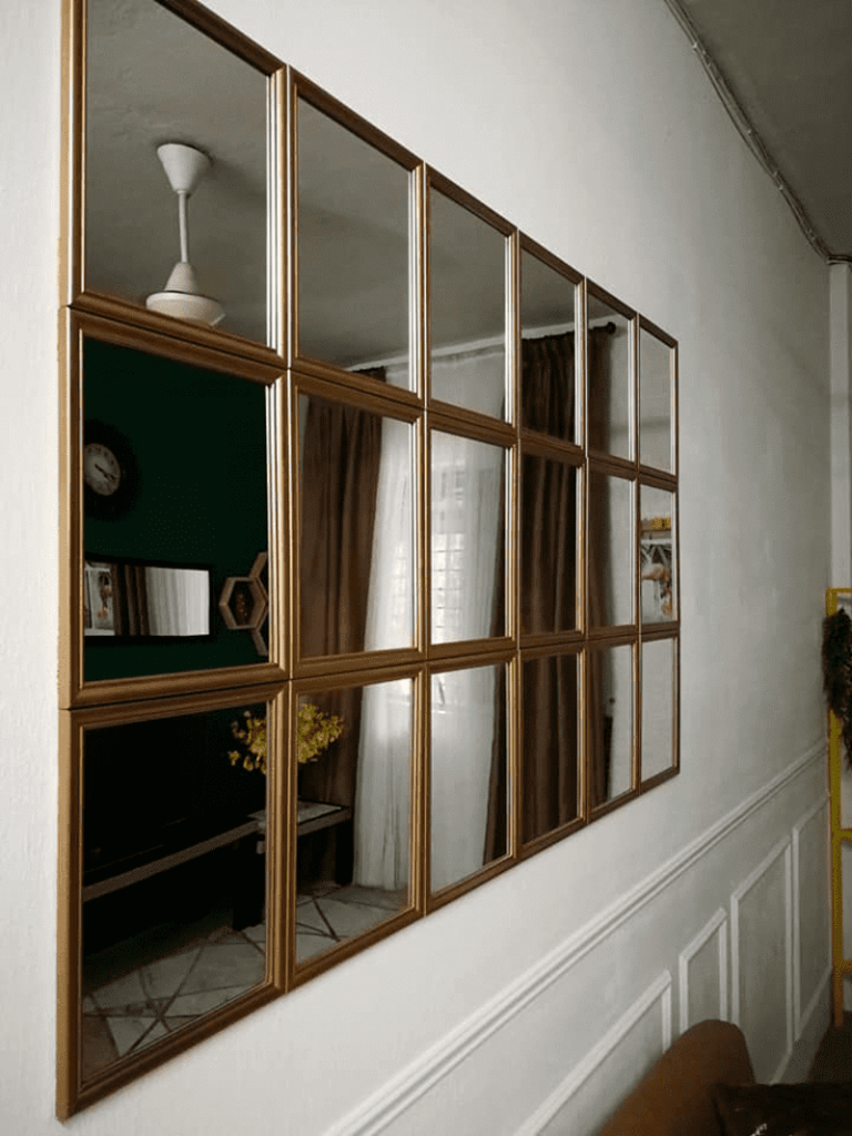 Modal RM50 Je Boleh Dapat Cermin Cantik Dan Buat Ruang Tamu Nampak Besar!