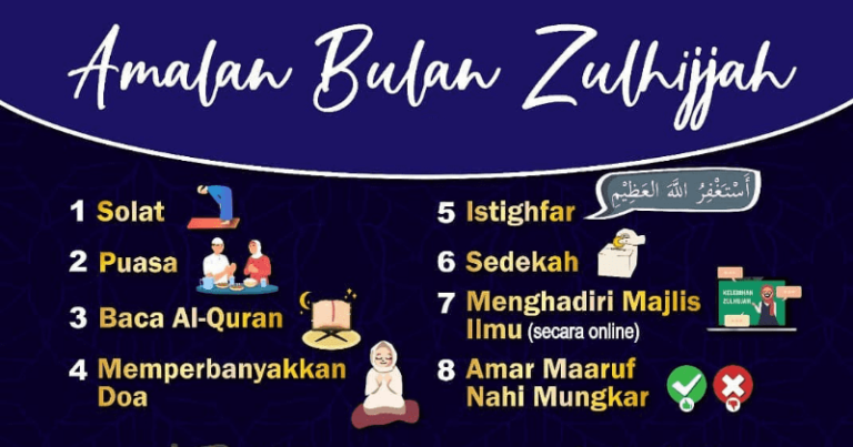 Amalan Bulan Zulhijjah & Hari Arafah Serta Kelebihannya (Sunnah) - JAKIM
