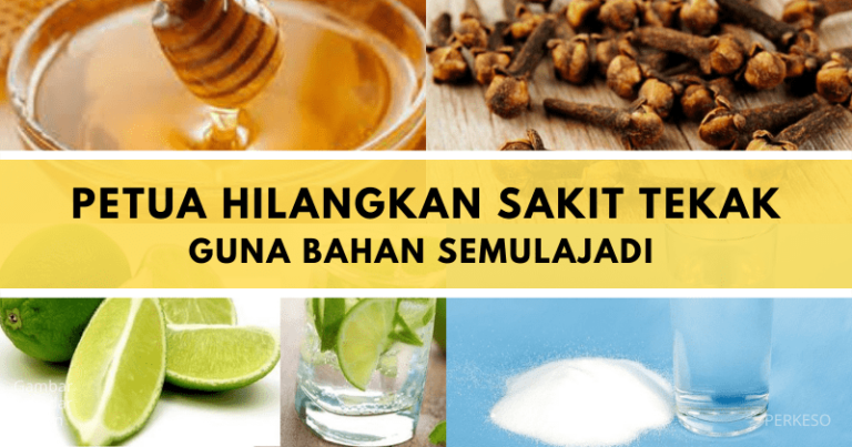 Tips Hilangkan Sakit Tekak Guna Bahan Semulajadi. Bahan Ada Dekat Rumah Je, Tak Perlu Pergi Kedai