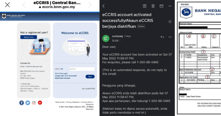 Cara Semak CCRIS Online Melalui eCCRIS. Tak Perlu Lagi Beratur Di Kiosk