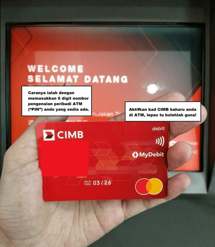 Cara Tukar Kad ATM Debit CIMB Secara Online Tak Perlu Ke Bank. Ganti Kad Bank CIMB Expired